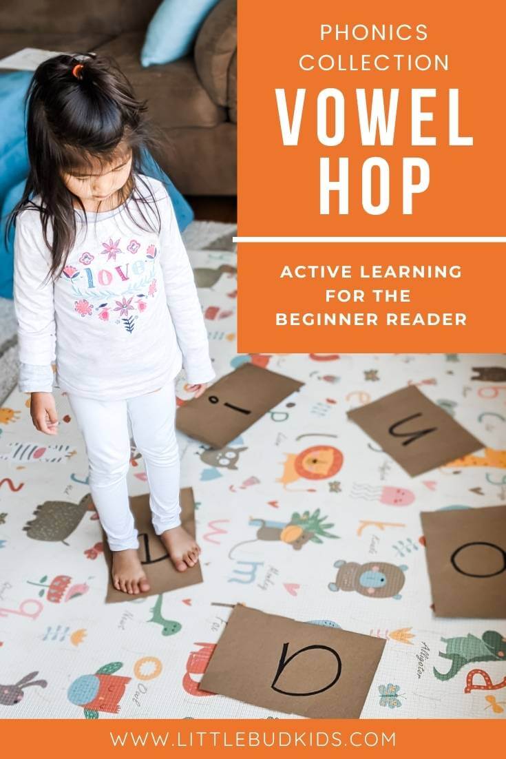 Vowel Hop - Active Learning for the Beginner Reader – Little Bud Kids