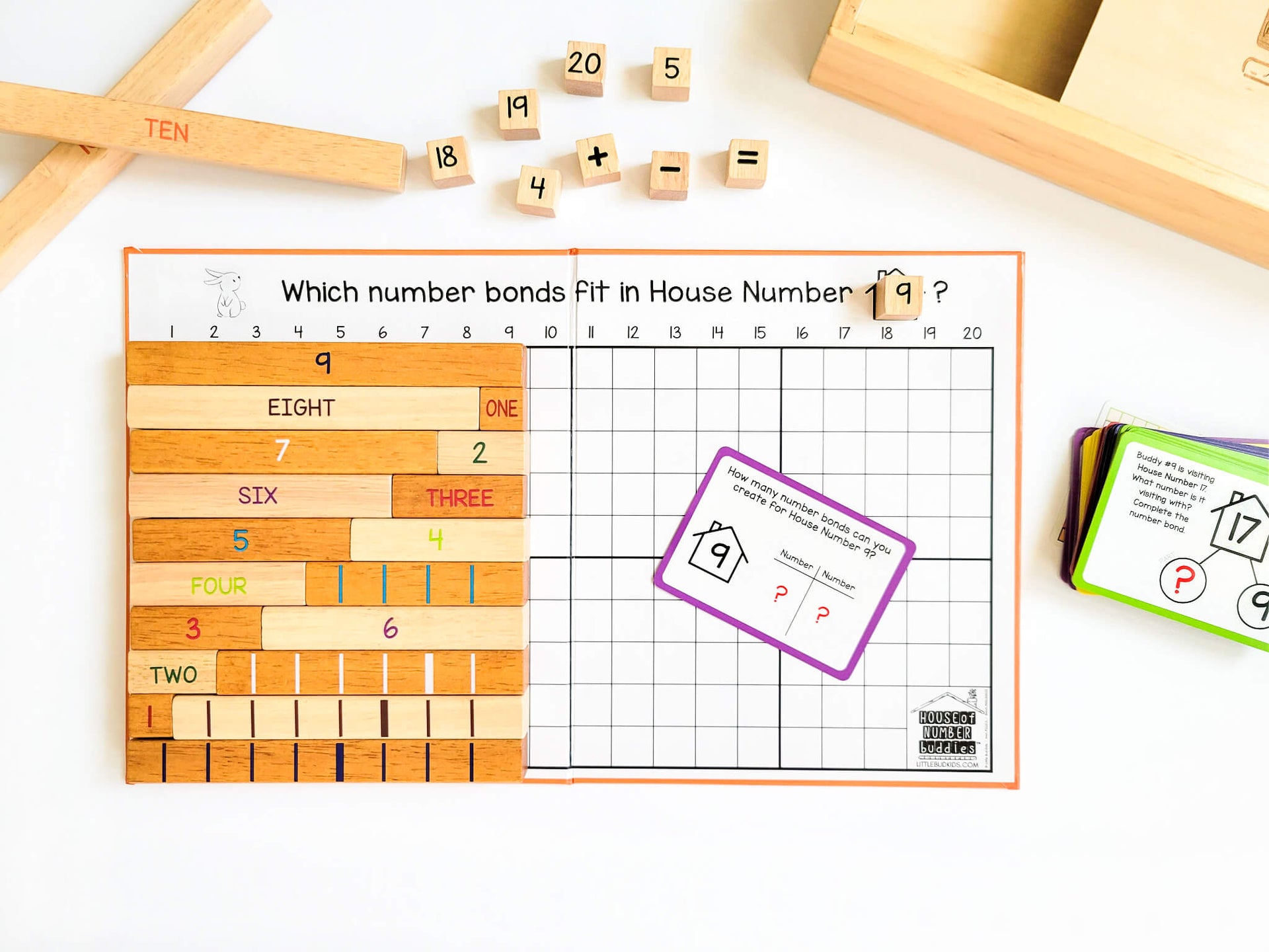 House of Number Buddies - A Number Bonds Math Game for Addition ...